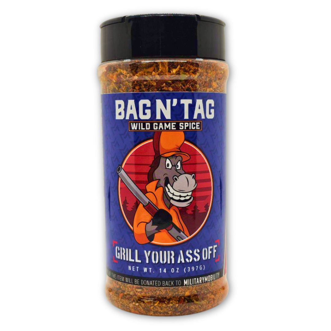 Bag N' Tag Wild Game Spice — Grill Your Ass Off