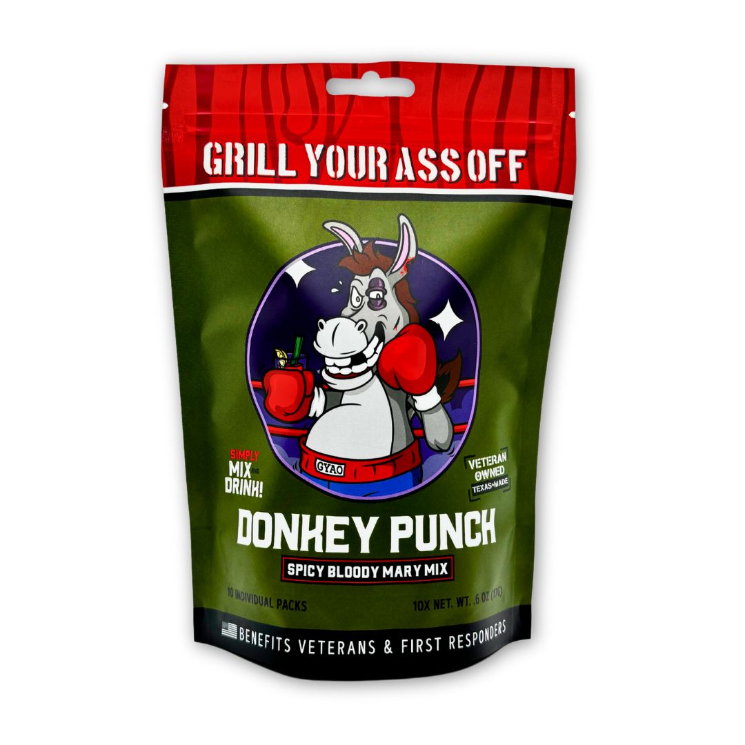 Donkey Punch Spicy Bloody Mary Mix — Grill Your Ass Off