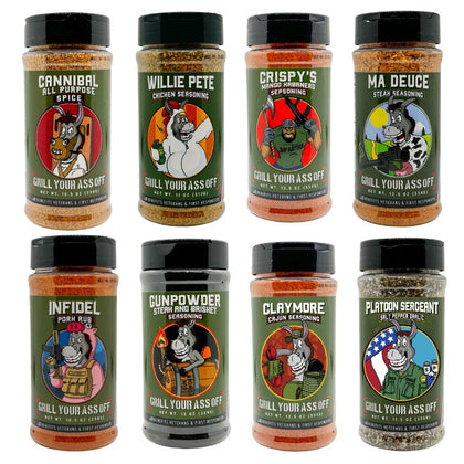 Seasonings – Grill Your Ass Off
